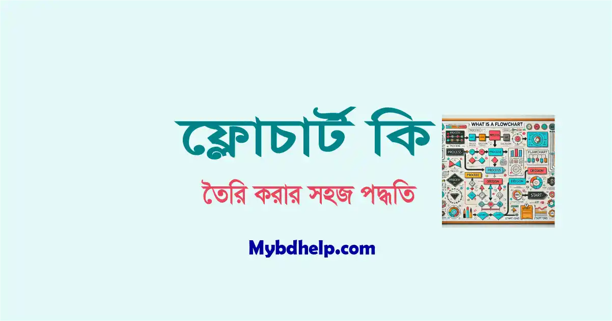 ফ্লোচার্ট কি? সহজভাবে জানুন এর গুরুত্ব এবং ব্যবহারের পদ্ধতি